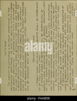 *Mechanical Drawing: Lettering, Materials and Methods* (1916) provides ...
