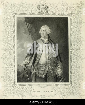 A collection of portraits of notable British figures, engraved from ...
