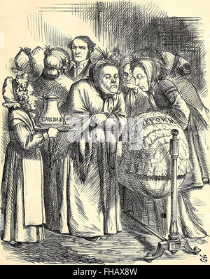 The 1841 edition of 'Punch' magazine, a satirical publication known for ...