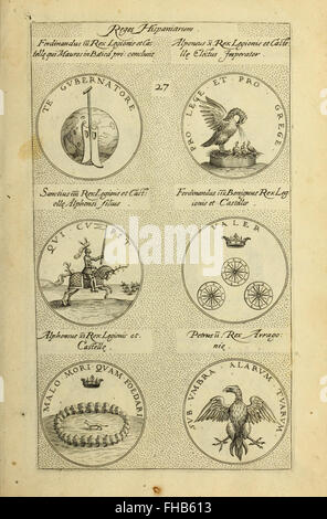 A 1600 work depicting divine and human symbols, including those of ...