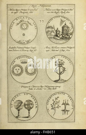 A historical work documenting the symbols and emblems of popes ...