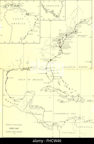 . Coastal currents along the Atlantic coast of the United States. Ocean ...