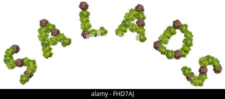 Letter salad from Fresh Salad Stock Photo - Alamy