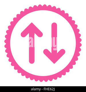 Flip Vertical flat pink color icon Stock Photo - Alamy