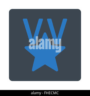Victory icon from Award Buttons OverColor Set Stock Photo - Alamy