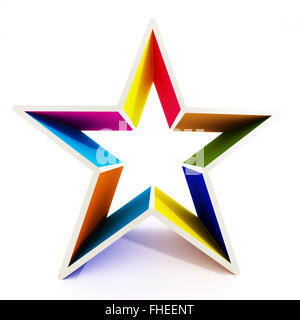 white background multi colored stars Stock Vector Art & Illustration ...