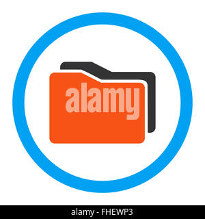 Folders Rounded Vector Icon Stock Photo - Alamy