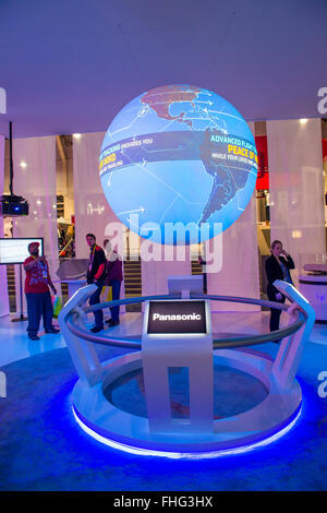 The Panasonic booth at the CES show in Las Vegas Stock Photo - Alamy