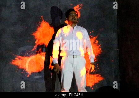Stage actor's reenacted the incidents how they died during the Martial ...