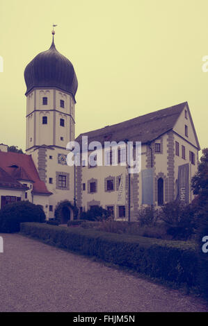 Vöhlin Castle (12th - 13th cent.). Illertissen. Neu-Ulm district ...