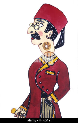 Turkish shadow puppet theatre Stock Photo - Alamy