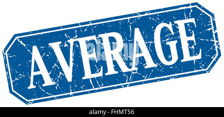 average square blue grunge vintage isolated label Stock Photo - Alamy