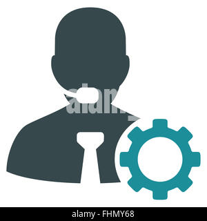 Operator Options Flat Icon Stock Photo - Alamy