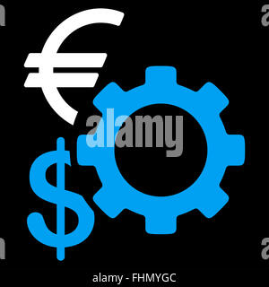 Payment options flat blue and white colors rounded glyph icon Stock ...
