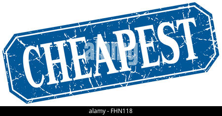 cheapest square blue grunge vintage isolated label Stock Photo - Alamy