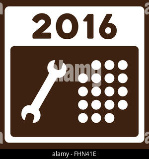 2016 Service Calendar Icon Stock Photo - Alamy