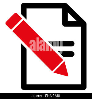 Edit Records Icon Stock Photo - Alamy