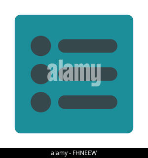 Items flat blue and white colors rounded button Stock Photo - Alamy