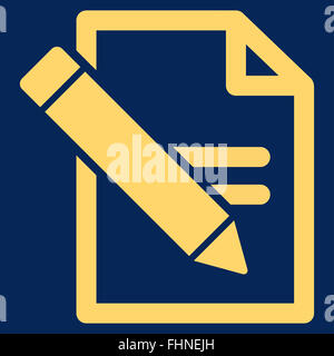 Edit Records Icon Stock Photo - Alamy