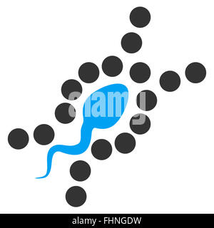 Dna Replication Icon Stock Photo - Alamy