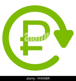 Rouble Recurring Payment Icon Stock Photo - Alamy