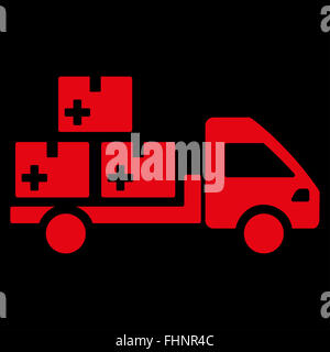 Medication Delivery Icon Stock Photo - Alamy