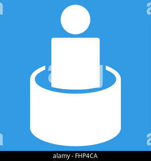 Patient Isolation Flat Icon Stock Photo - Alamy