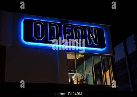 Orpington,UK,25th February 2016,As the Unique isense cinema screen ...