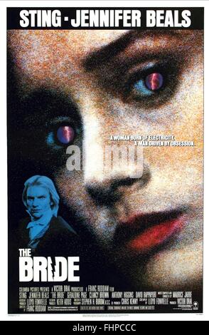 THE BRIDE - 1985 Columbia film with Sting and Jennifer Beals Stock ...