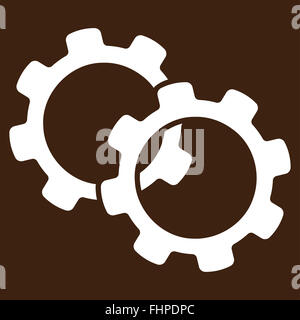 Gears icon from Business Bicolor Set Stock Photo - Alamy