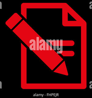 Edit Records Icon Stock Photo - Alamy