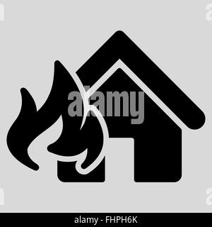 Fire Damage icon from Business Bicolor Set Stock Photo - Alamy