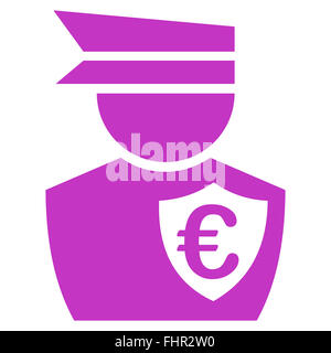 Euro Commissioner Icon Stock Photo - Alamy