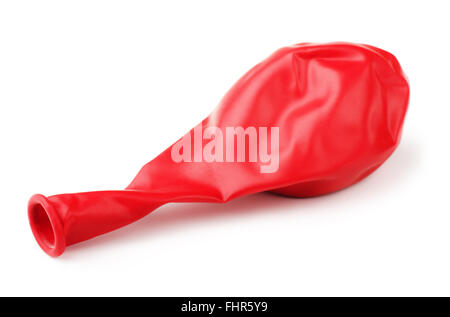 Deflated balloon isolated Stock Photo - Alamy
