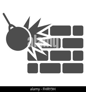 Destruction icon from Business Bicolor Set Stock Photo - Alamy