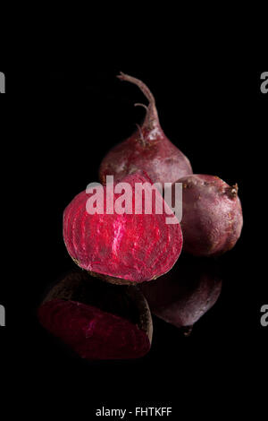 Dark beet background. Luxurious dark vegetable background. Beets on ...