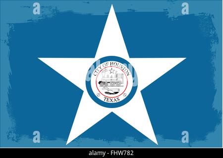Emblem of Houston. City of USA. Vector illustration Stock Vector Image ...