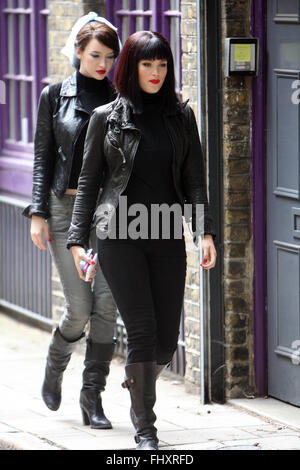 Talulah Riley on the film set of 'St Trinians: The Legend of Fritton's ...