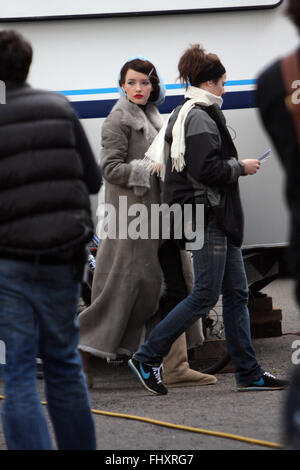 Various shots from St Trinian's film set The Legend of Fritton's Gold ...