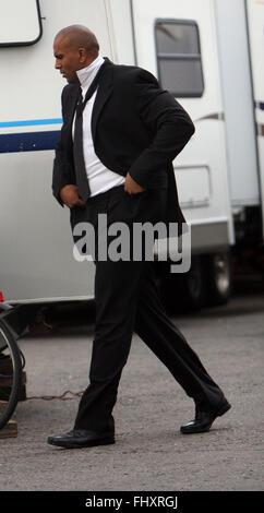 Various shots from St Trinian's film set The Legend of Fritton's Gold ...