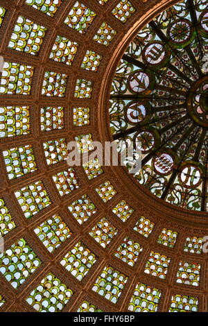 Tiffany Dome, Chicago Cultural Centre, Preston Bradley Hall Stock Photo ...