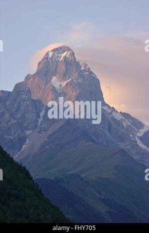 Mount Ushba from Becho, Svaneti, Georgia Stock Photo - Alamy