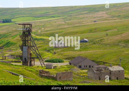 Pithead at Groverake Mine Stock Photo - Alamy