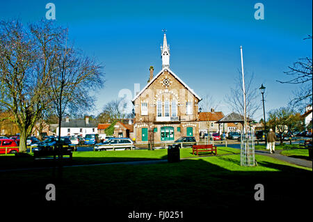 Market Square and Town Hall, Easingwold, Yorkshire Stock Photo - Alamy
