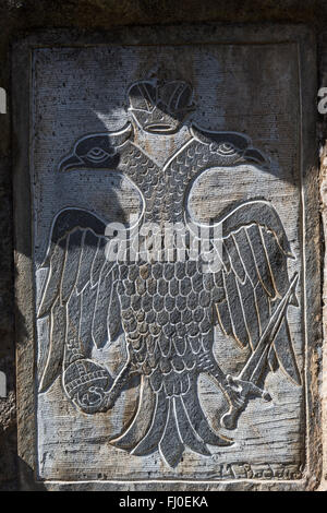 Double headed eagle, Symbol of Orthodox Religion, Halkidiki, Greece ...