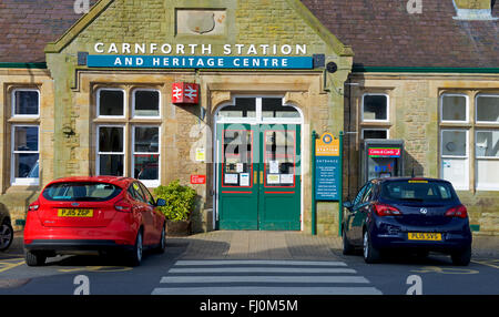 Entrance to Carnforth Station and Heritage Centre, Lancashire, England ...