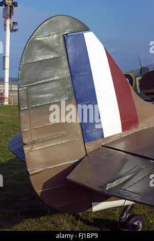 Spitfire static display at Southport Air Show Stock Photo - Alamy
