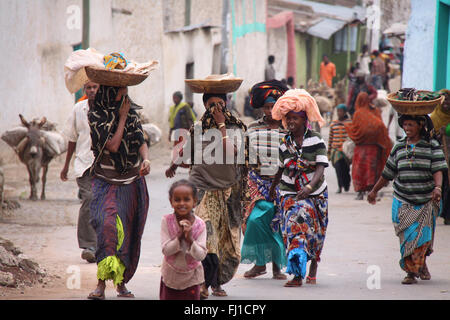 People, Harar, Ethiopia, UNESCO, world cultural heritage, Africa, town ...