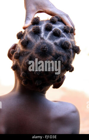 African girl braids hair Stock Photo - Alamy