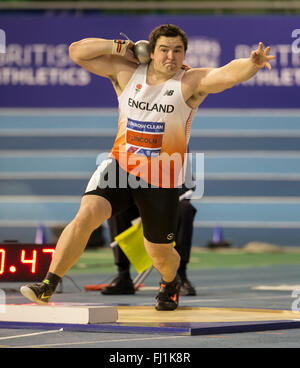 Scott Lincoln in action during today's Men's Shot Put Final during SPAR ...